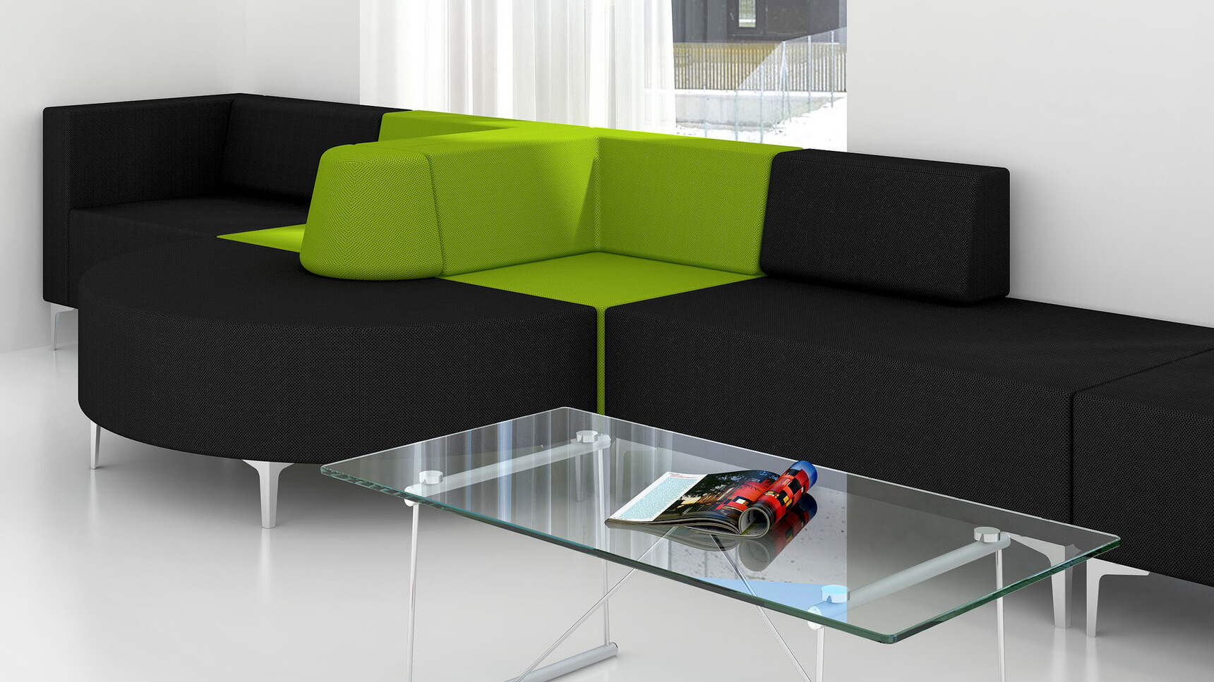 Elite Office Furniture Evo Plus Modular Sofa Hunts Office