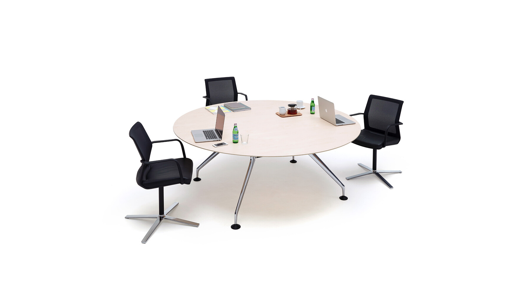 Round meeting table for office store