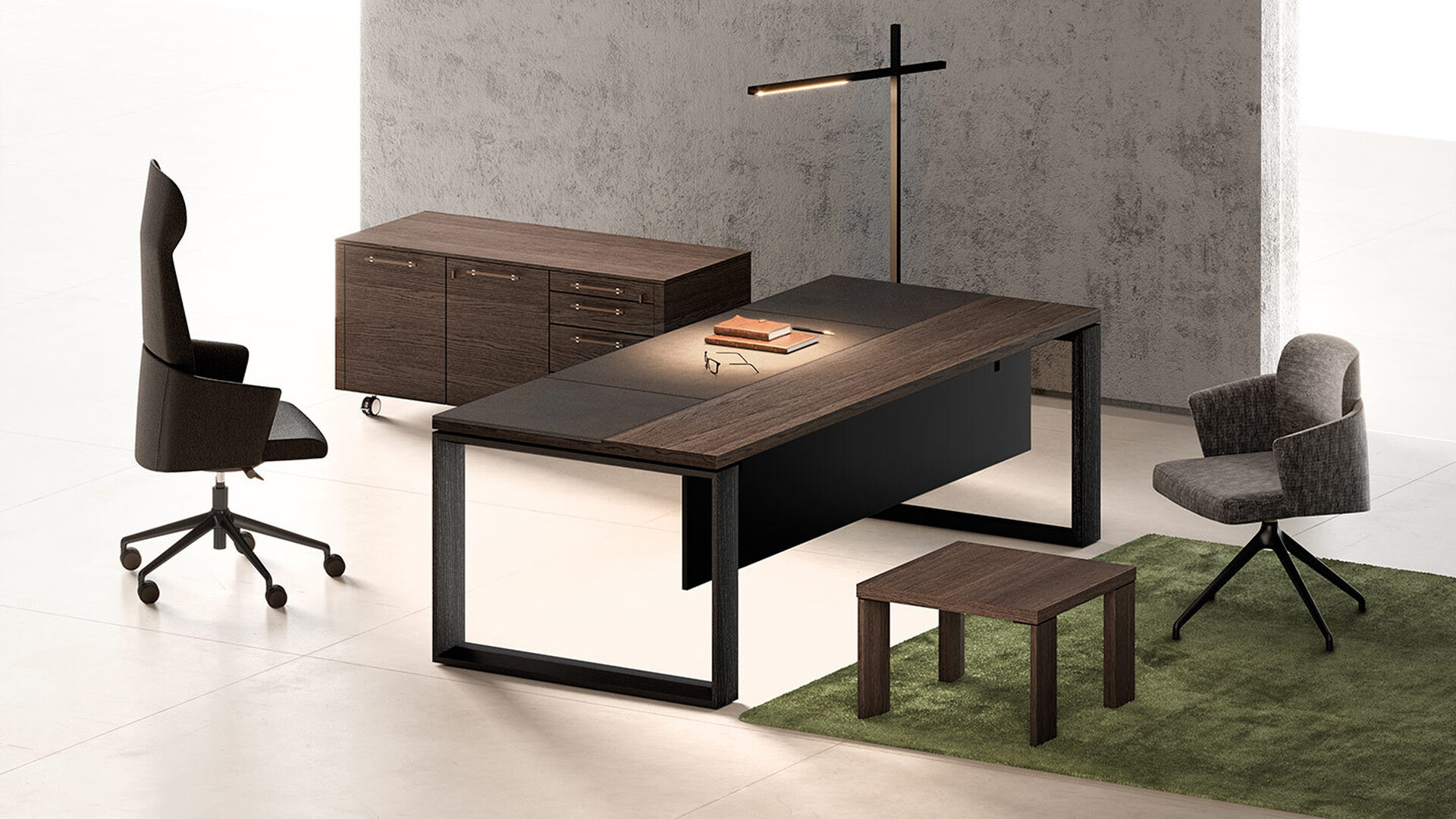 Bralco Arche Executive Office Desk | Hunts Office