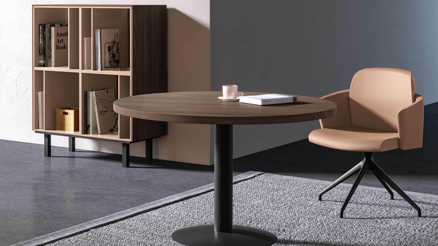 Bralco Sile Round Meeting Table | Hunts Office