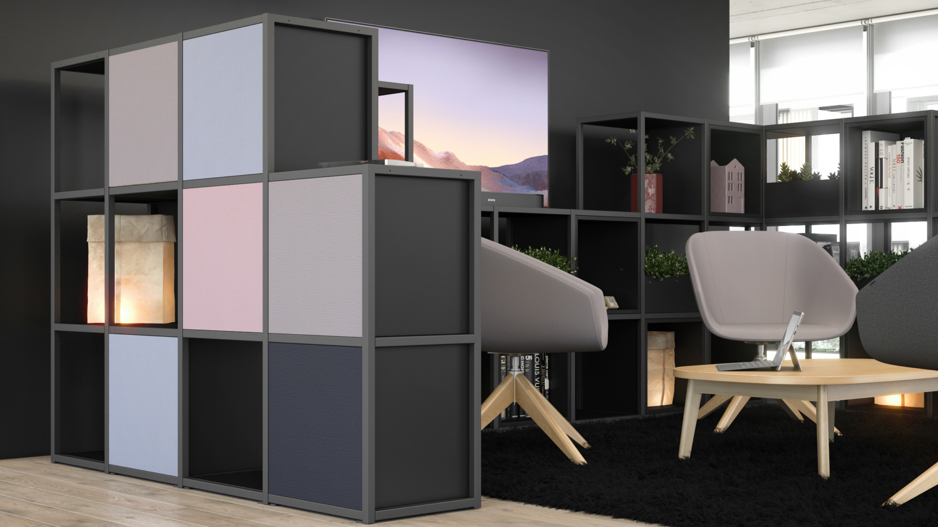 Elite Office Furniture Cubeform Office Shelving Hunts Office